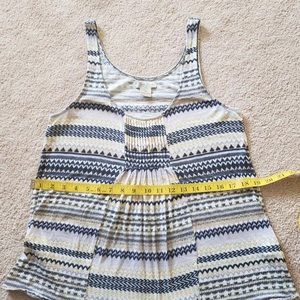 Lucky Brand | Tops | Lucky Brand Patterned Tank Top | Poshmark